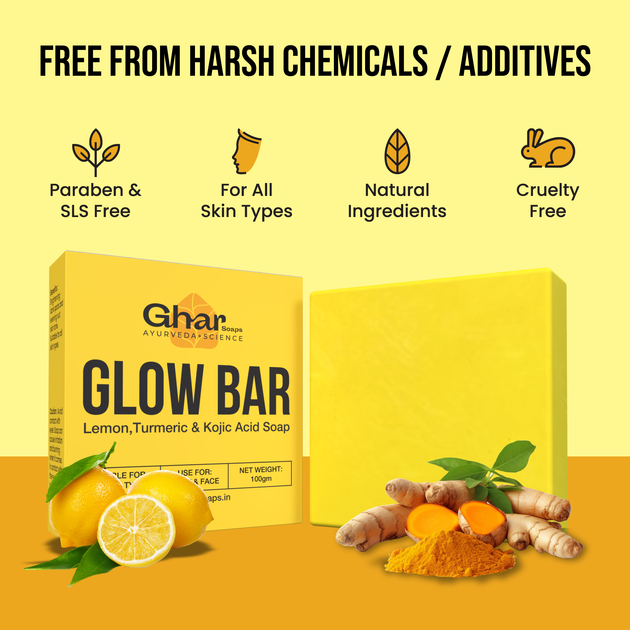 Glow Bar ( Kojic Acid Soap ) – GHARSOAPS UAE
